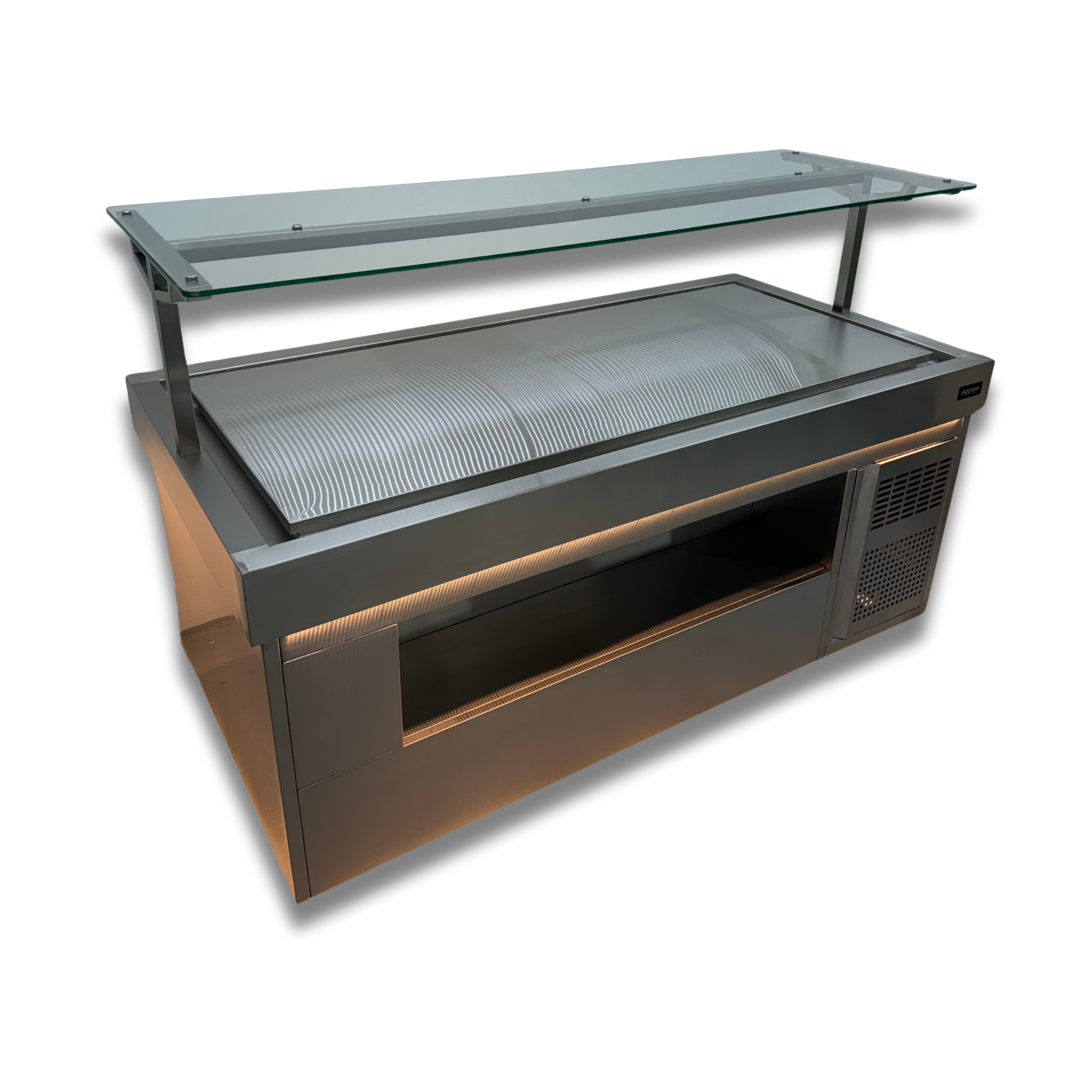 Barra placa fría tipo isla para buffet 2.00 mts – AZERO