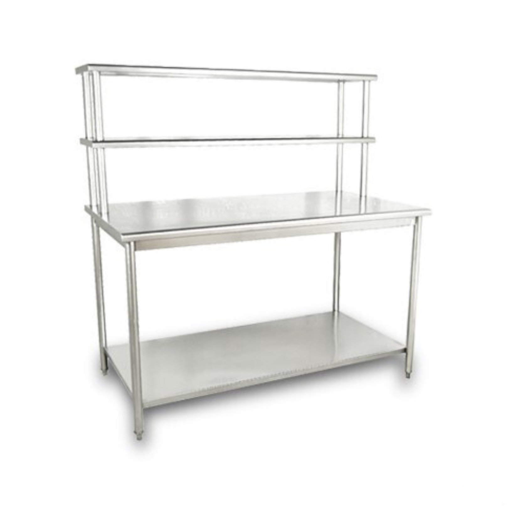 Mesa de trabajo con repisa doble – AZERO