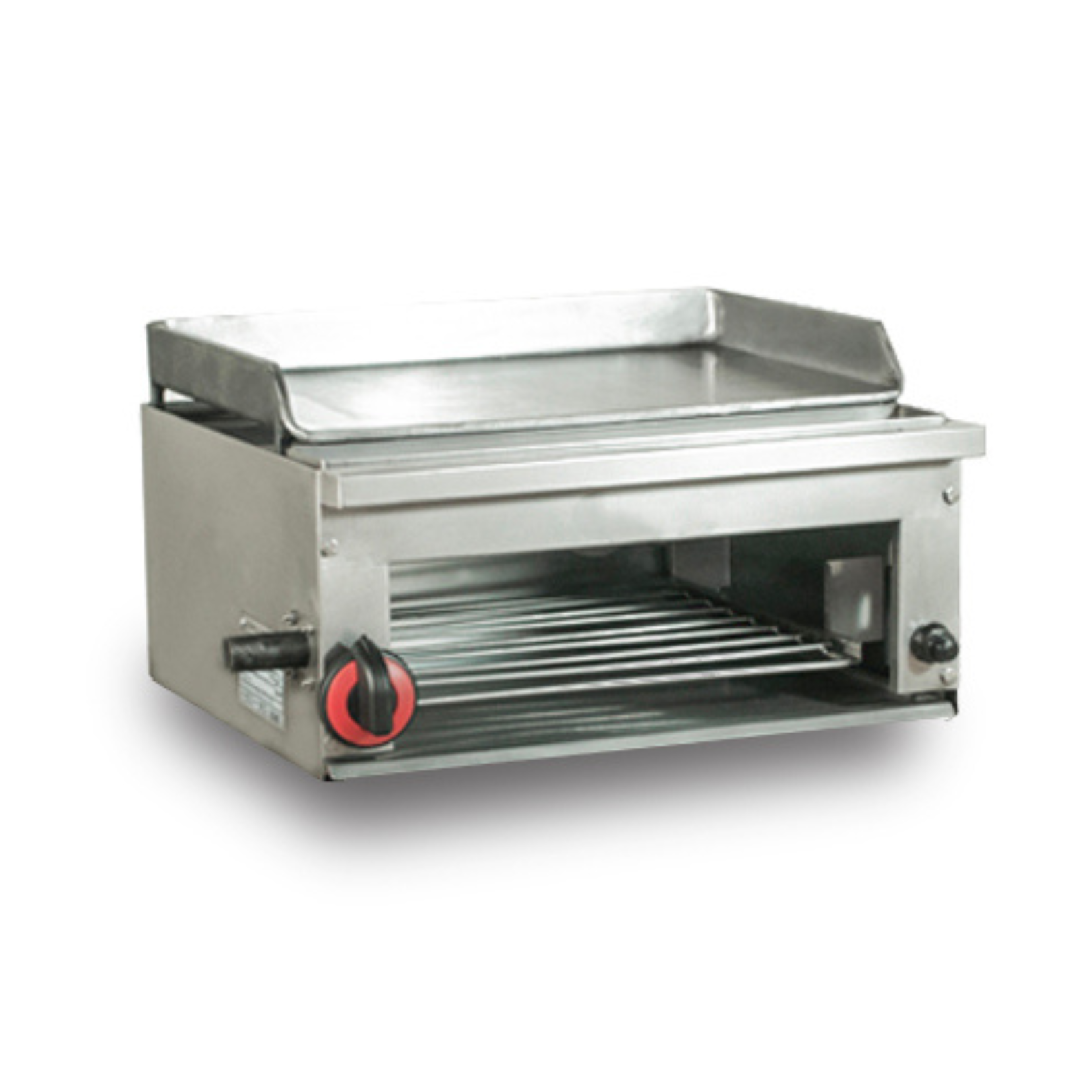 Plancha asadora industrial modular con gratinador – AZERO