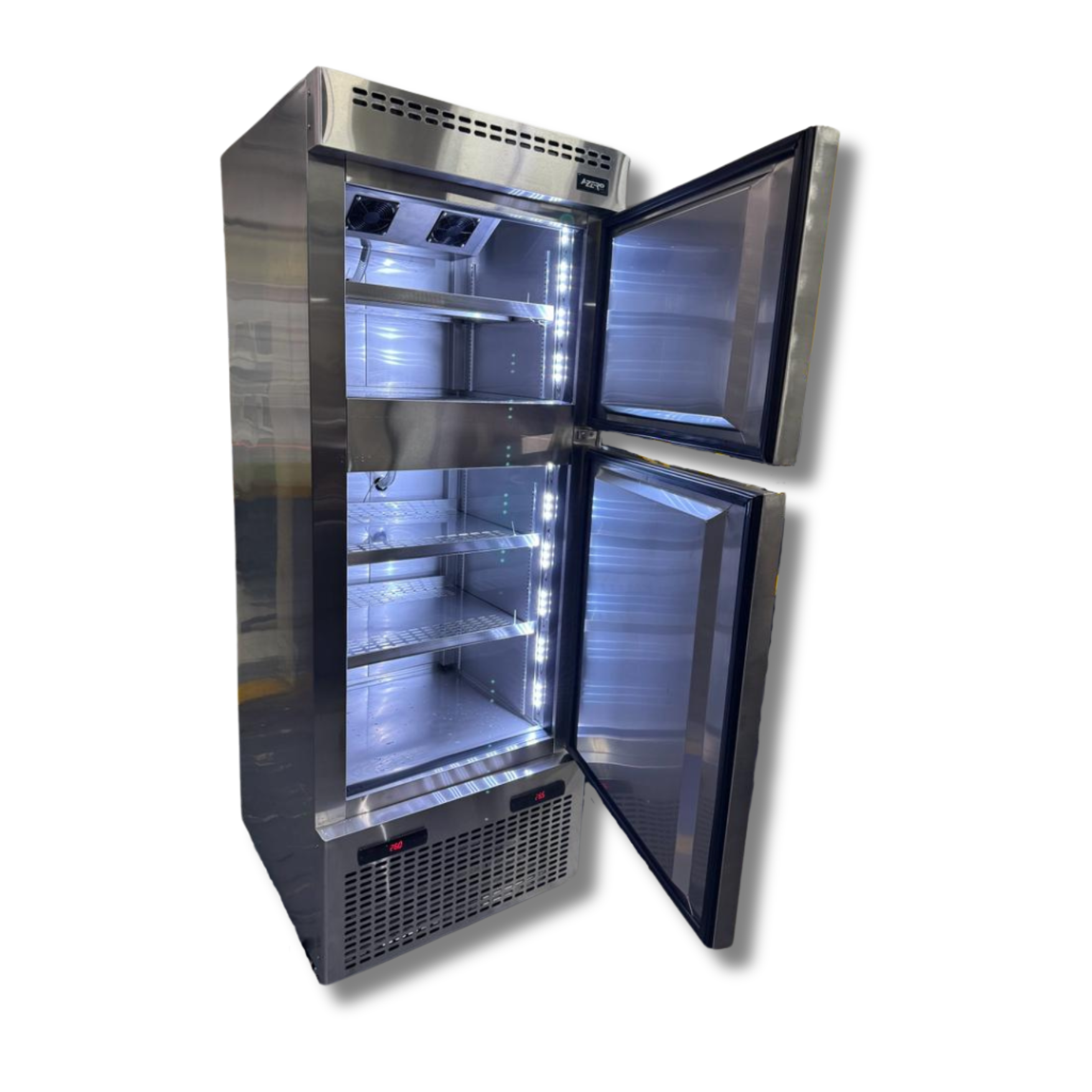 Nevera vertical mixta 660 litros (Congelador y Refrigerador) – AZERO
